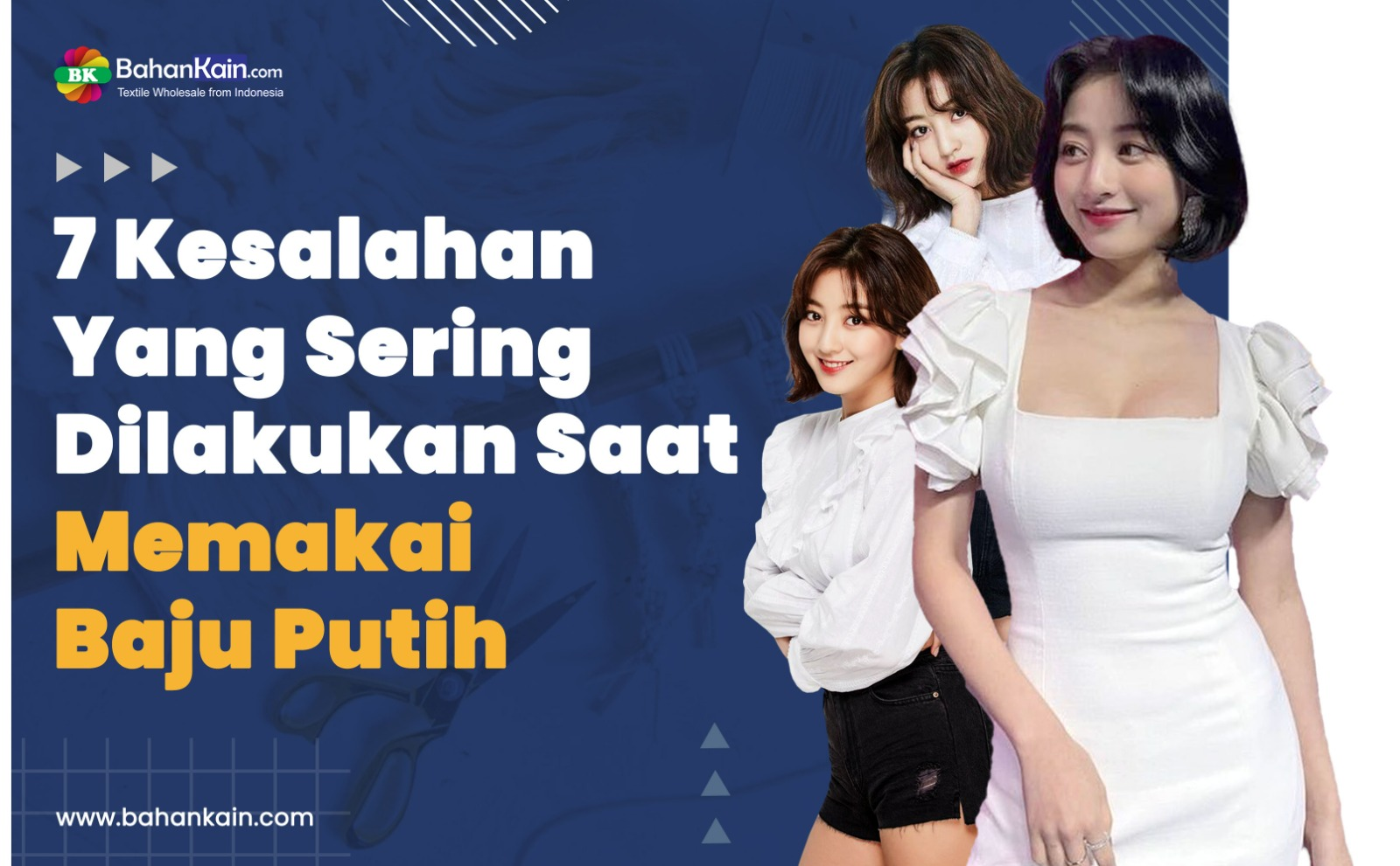 7 Kesalahan Yang Sering Dilakukan Saat Memakai Baju Putih 7 Kesalahan Yang Sering Dilakukan Saat Memakai Baju Putih