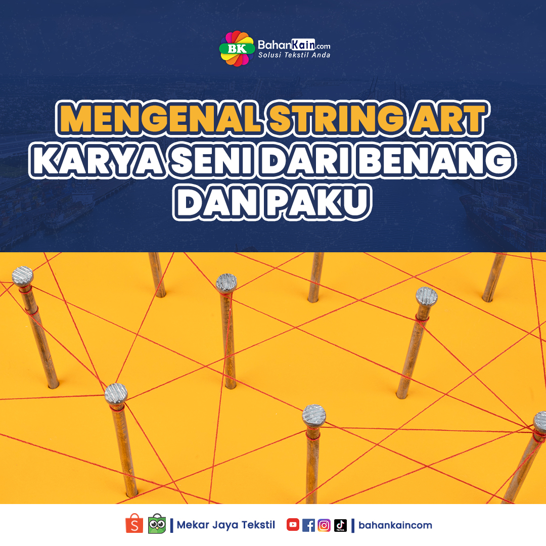 Mengenal String Art, Karya Seni Dari Benang dan Paku