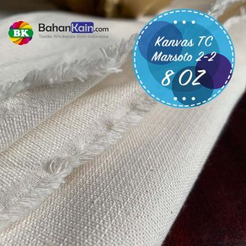 Jual Kain Kanvas Marsoto TC 8 0z Lebar 150 cm (Greige) – BahanKain.com