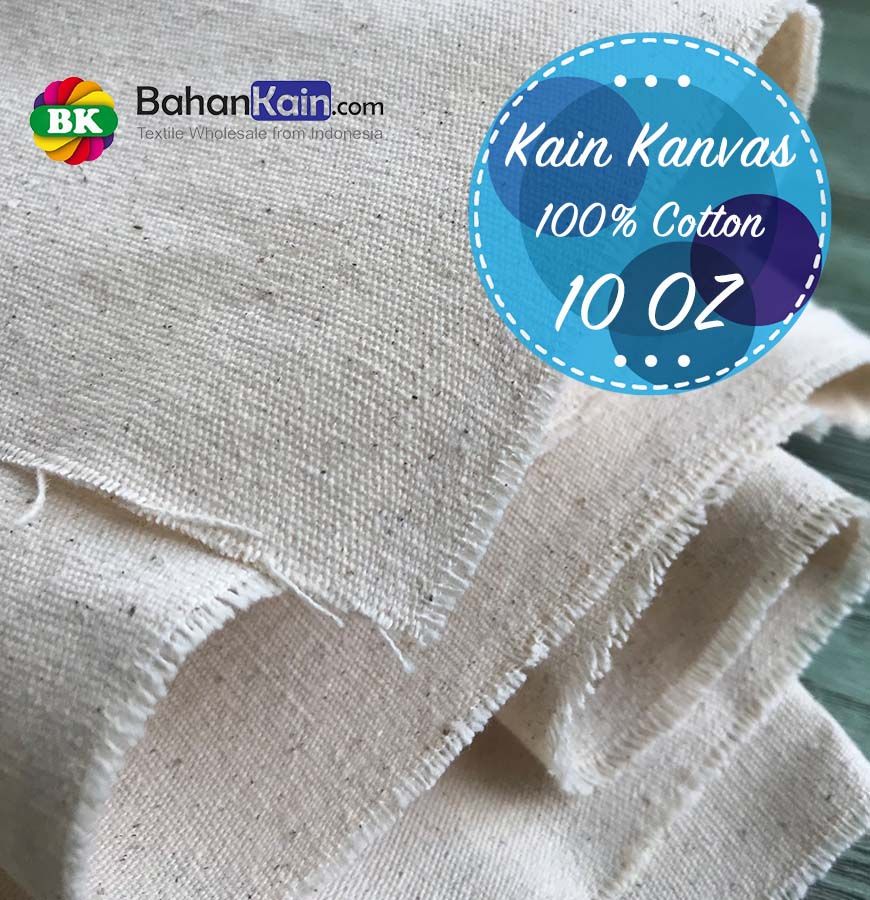 Jual Kain Kanvas Katun 10 OZ Lebar 157,5 cm – BahanKain.com