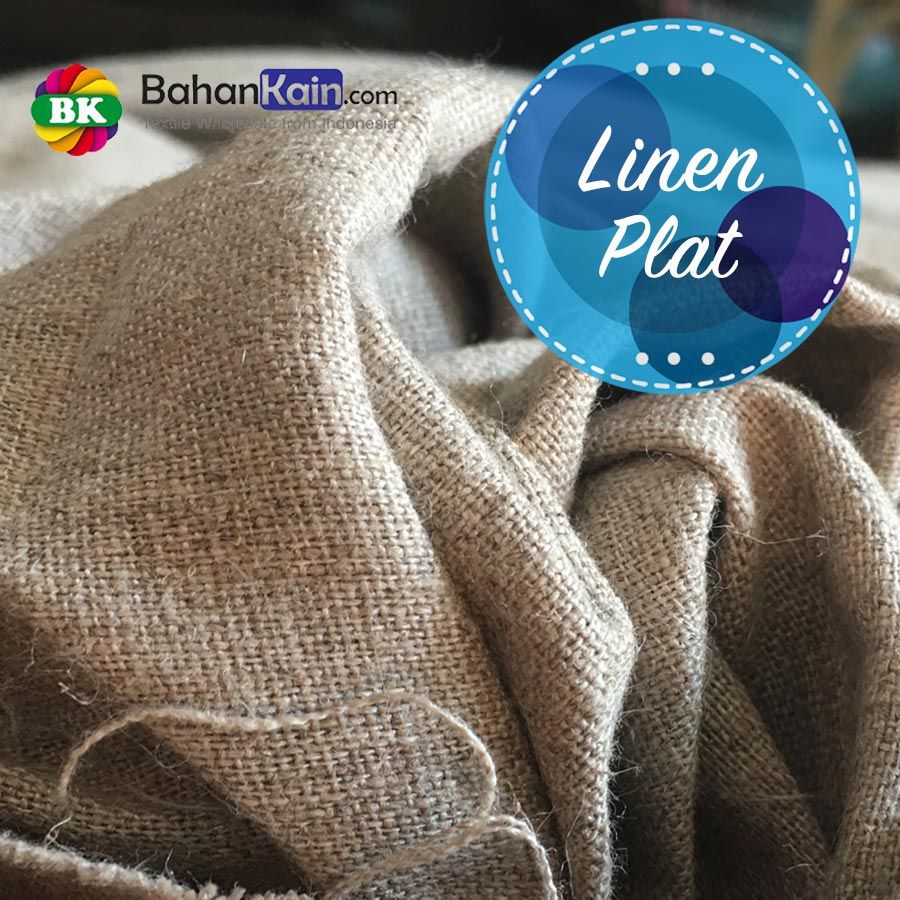 Jual Kain Linen Plat Natural – BahanKain.com