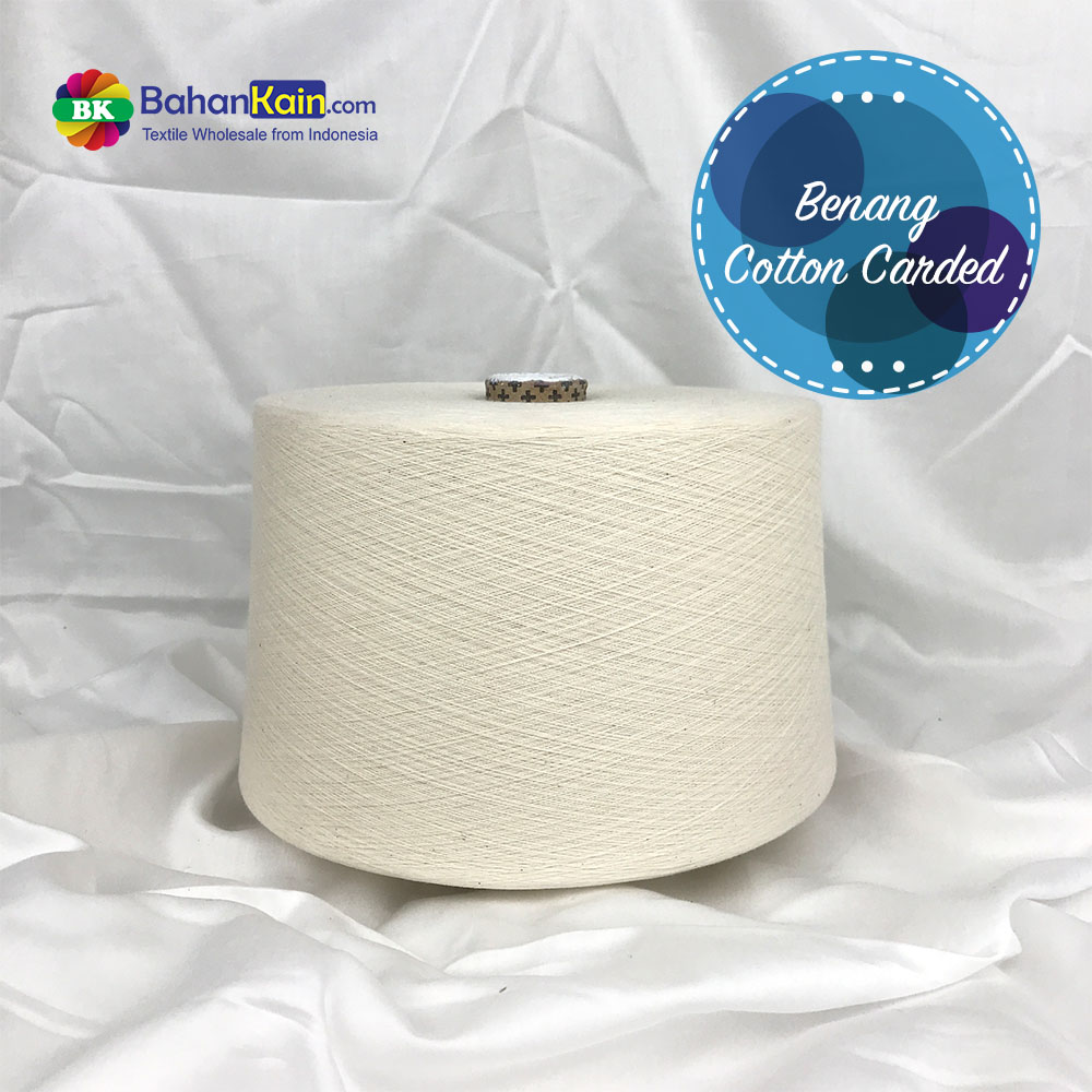 Jual benang cotton carded 28s/30s/31s/32s
