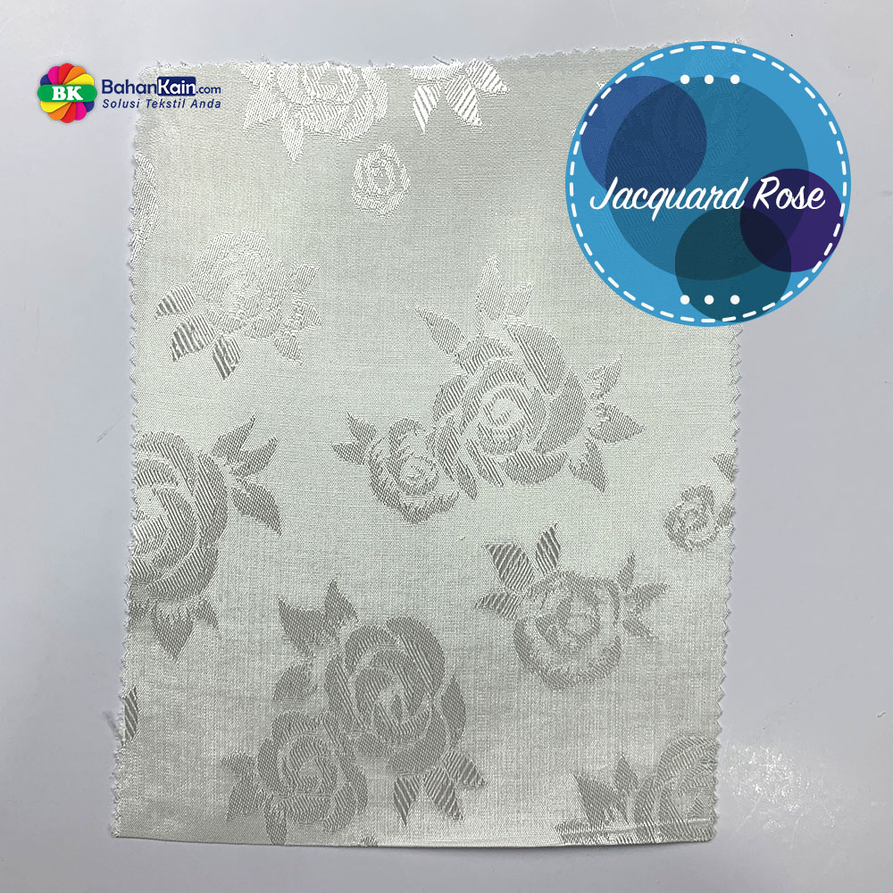 Kain Jacquard Rose Bahan Gamis