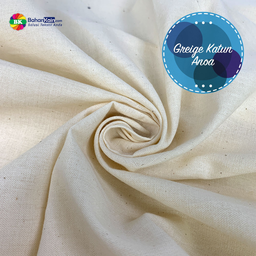 Kain Greige Katun Anoa