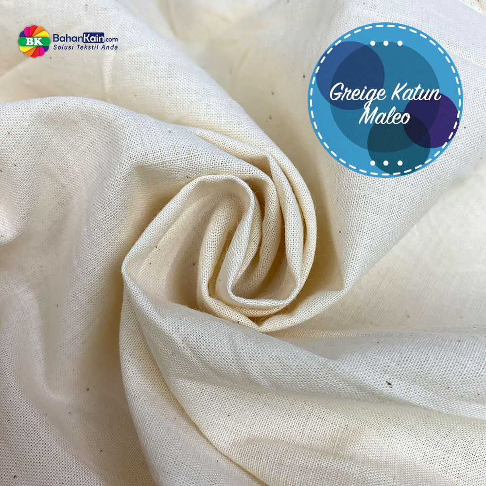 Kain Greige Katun Maleo