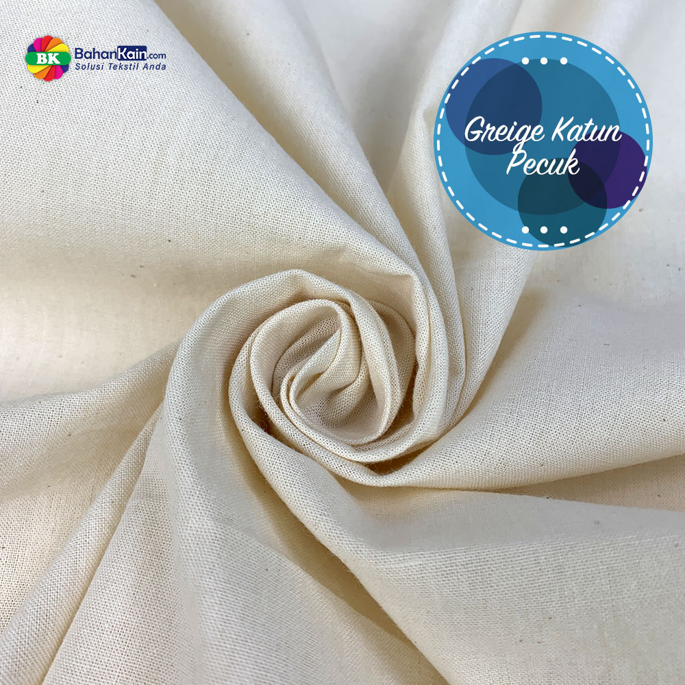 Kain Greige Katun Pecuk