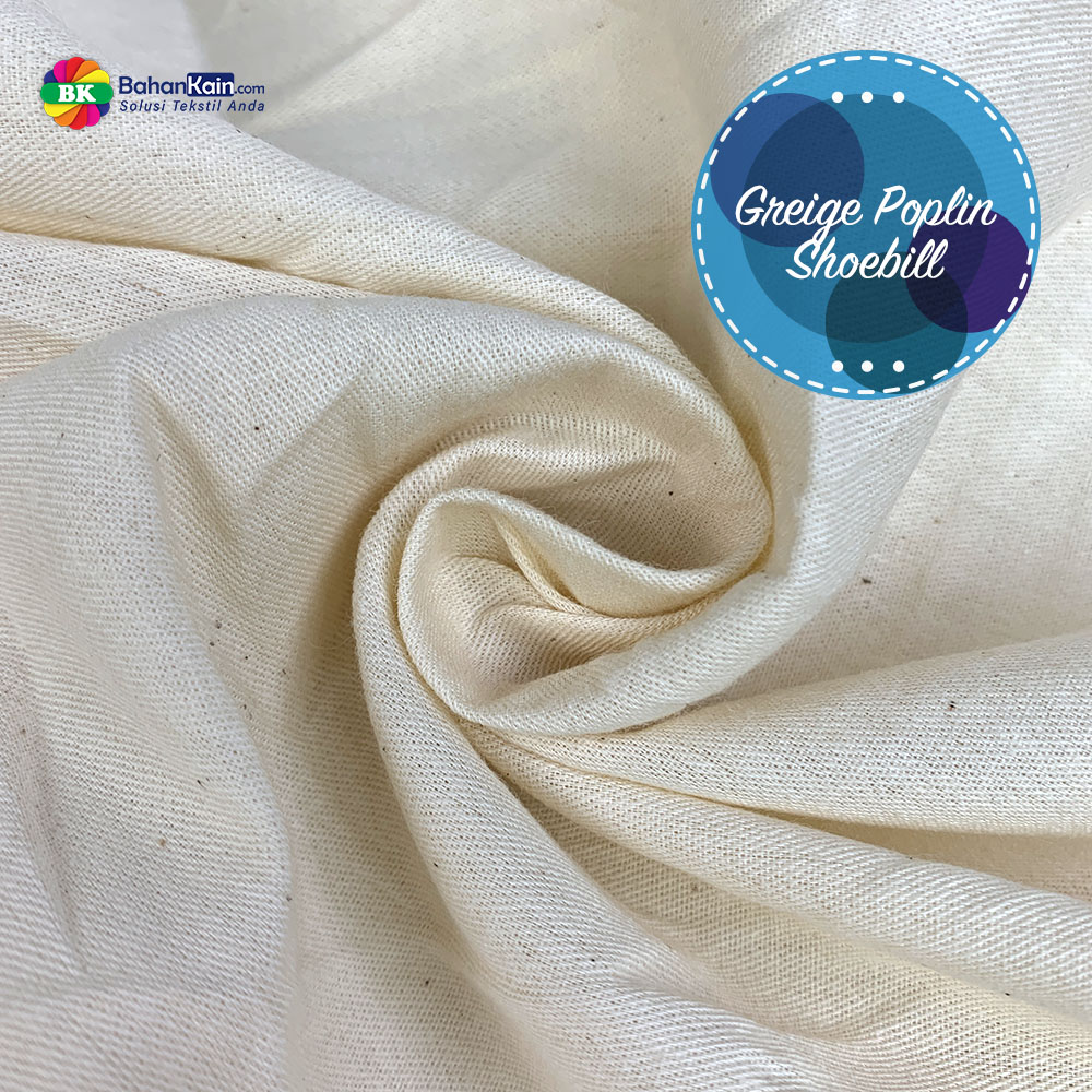 Kain Greige Poplin Shoebill