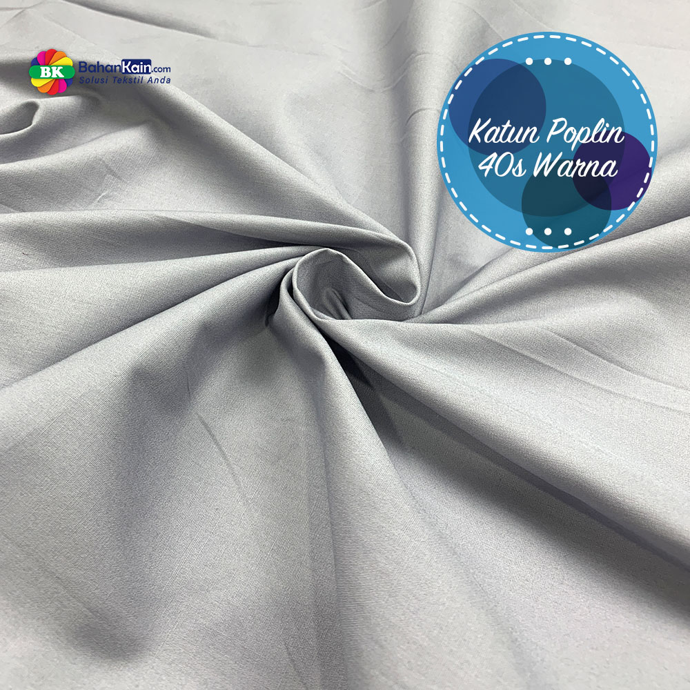Kain Katun Poplin 40s Warna