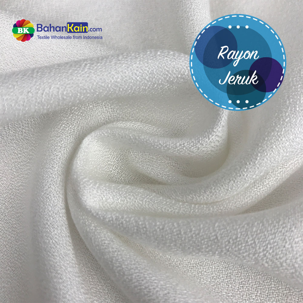 Jual Kain Rayon jeruk/crepe