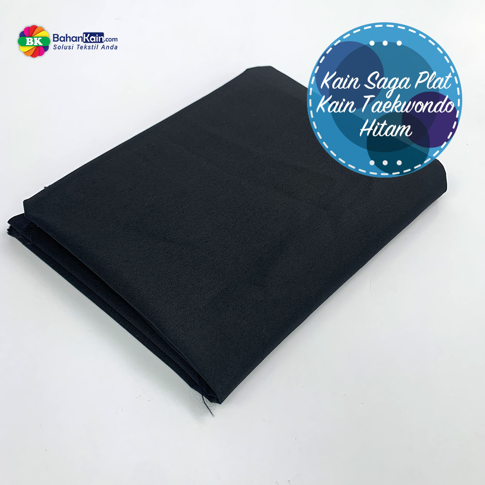 Kain Saga Hitam Bahan Seragam Bela Diri