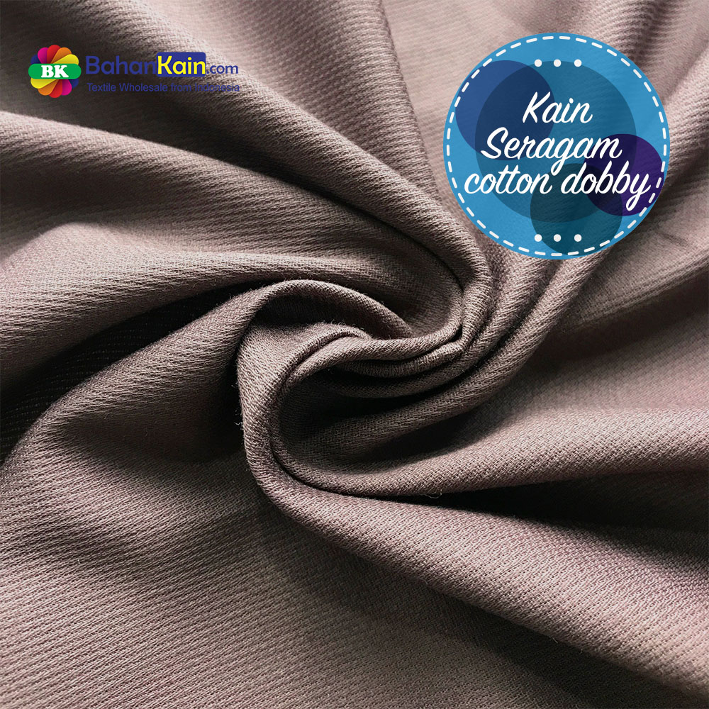 Kain Seragam Cotton Dobby