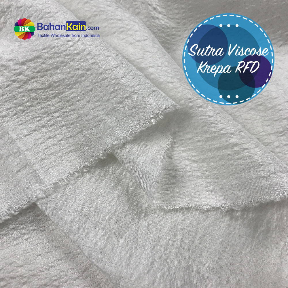 Kain Sutra Viscose Krepa RFD